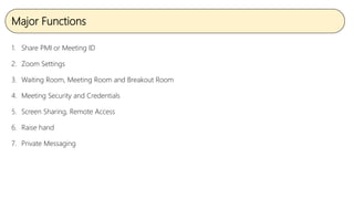 Zoom Meeting Etiquettes and Best Practices | PPTX