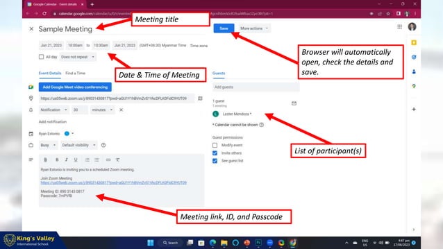 Zoom Meeting Guide.pptx | Computing | Technology & Computing