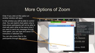 How to use Zoom for conducting Meetings and Classes | PPSX