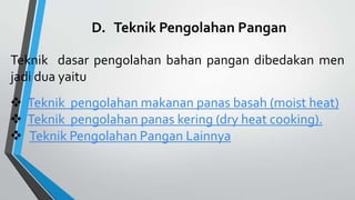 presentasi bab pengolahan kelas 7 | PPTX