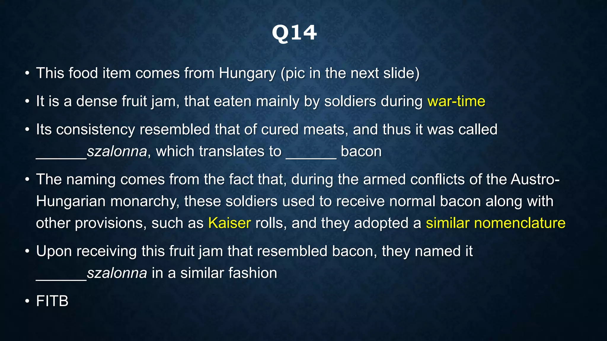 A Set of Sundries: General Quiz Set | PPT