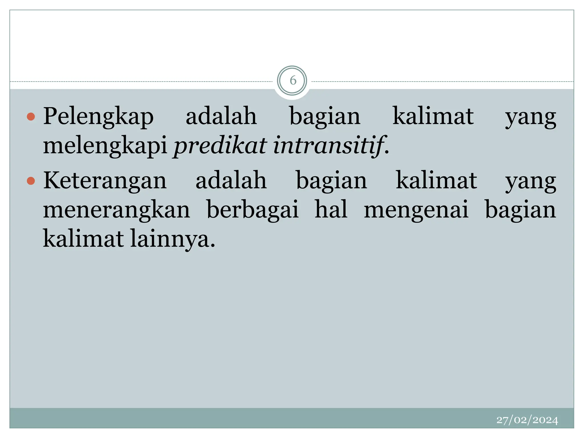 ZOOM Struktur Kalimat Minimum Karakter Empat | PPTX