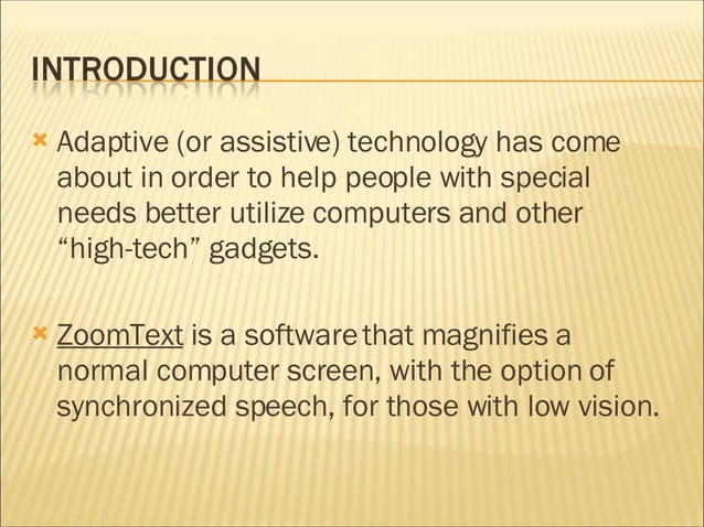 Zoomtext | PPT