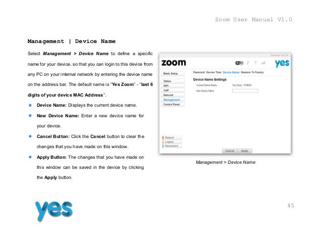 Zoom user manual