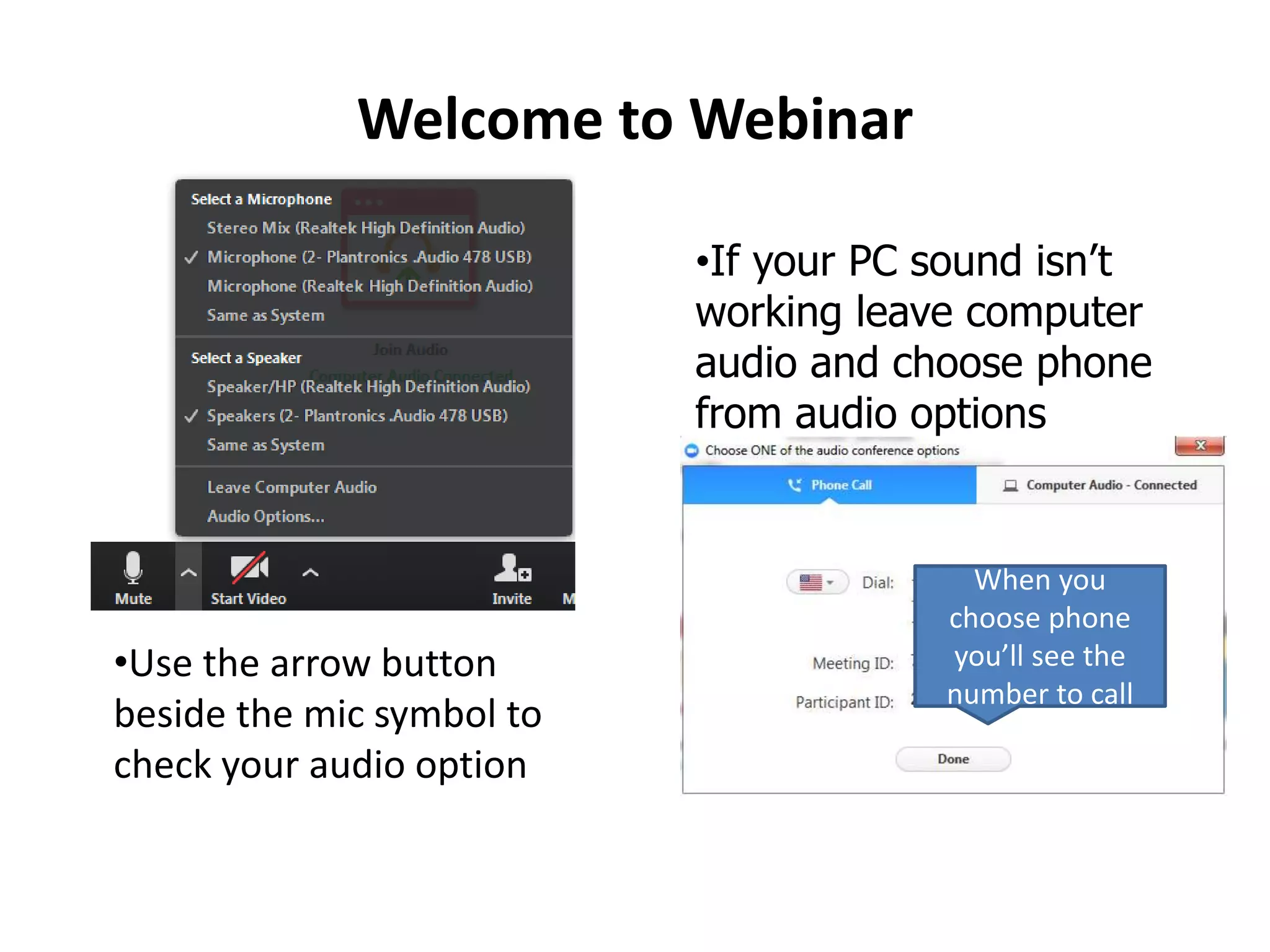 Zoom welcome to the meeting slides | PPTX