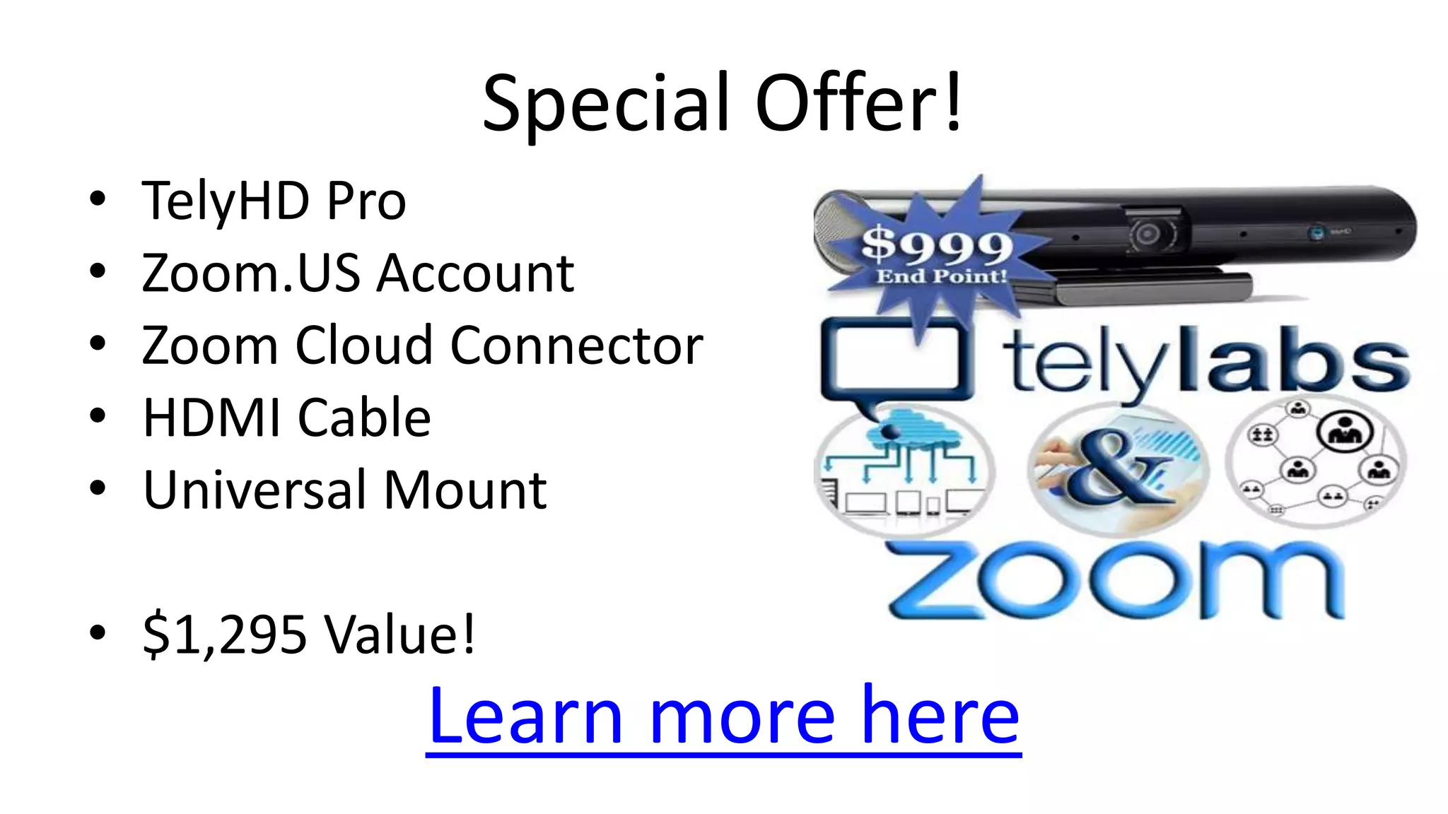 Zoom your Room Webinar with telyHD | PPT
