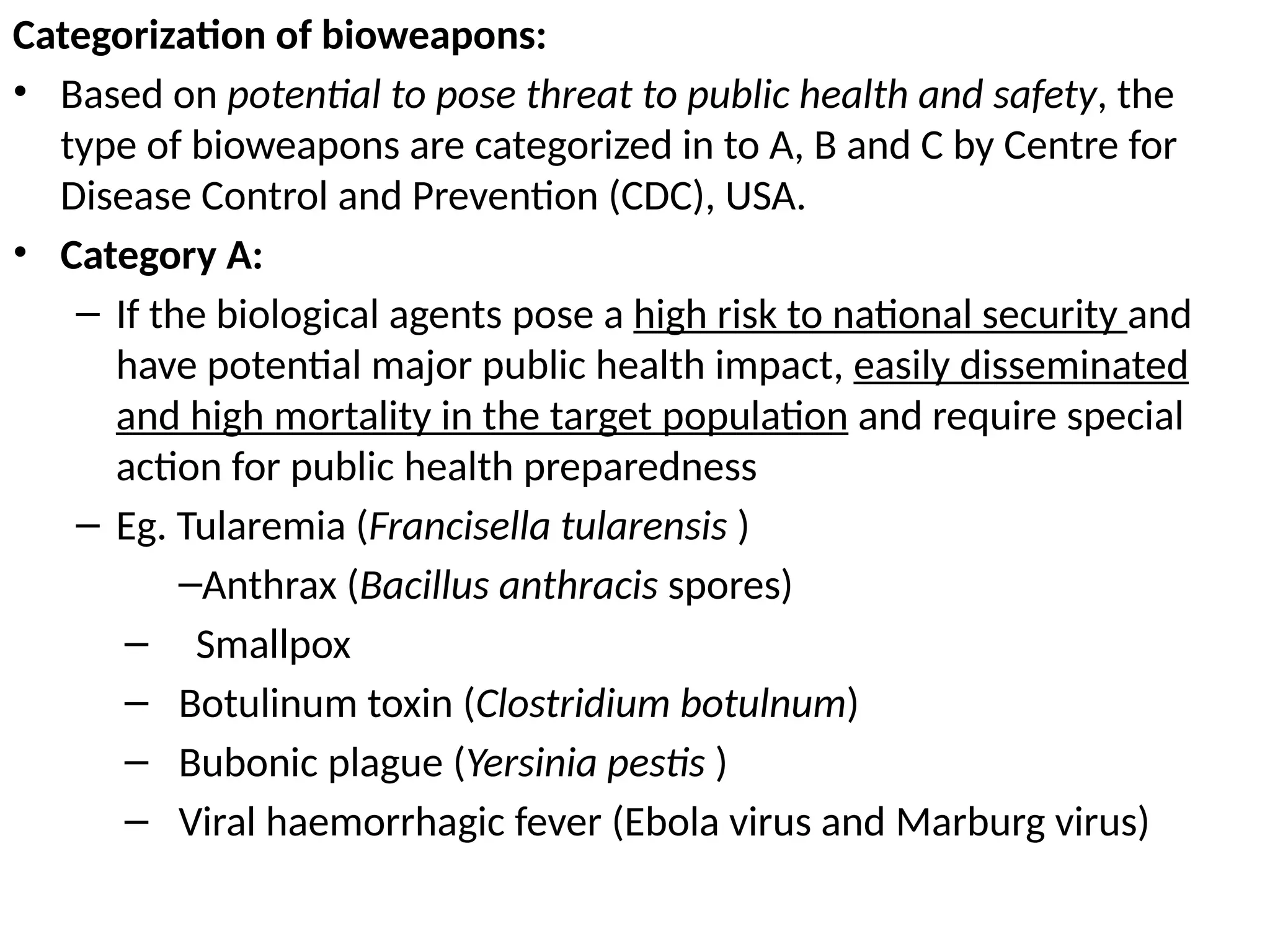 zoonotic pathogens as Bioterrorism agents.pptx