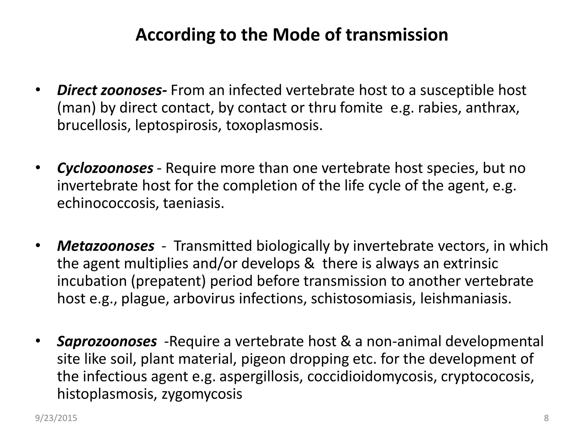 Zoonotic disease | PPTX