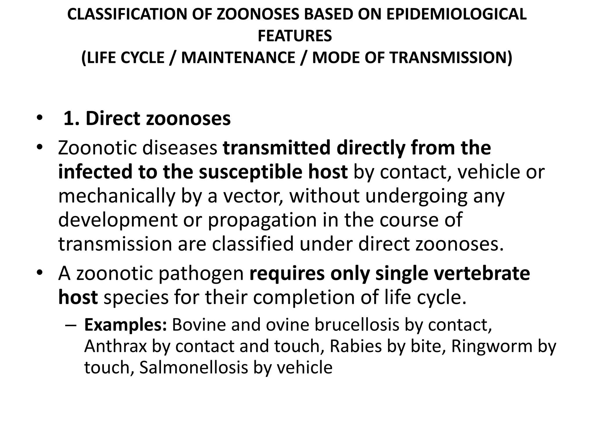 Zoonoses | PPTX