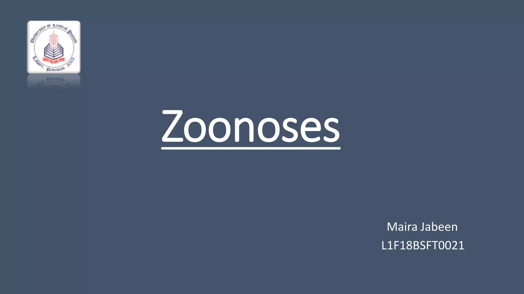 Zoonoses | PPTX