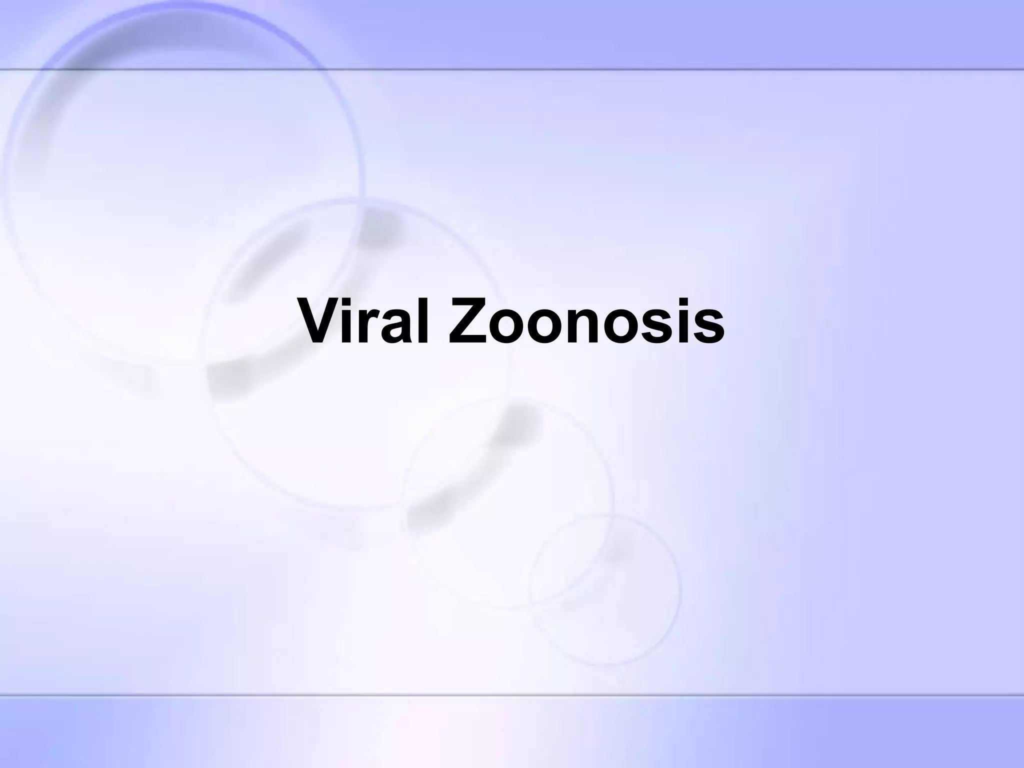 Zoonosis | PPT