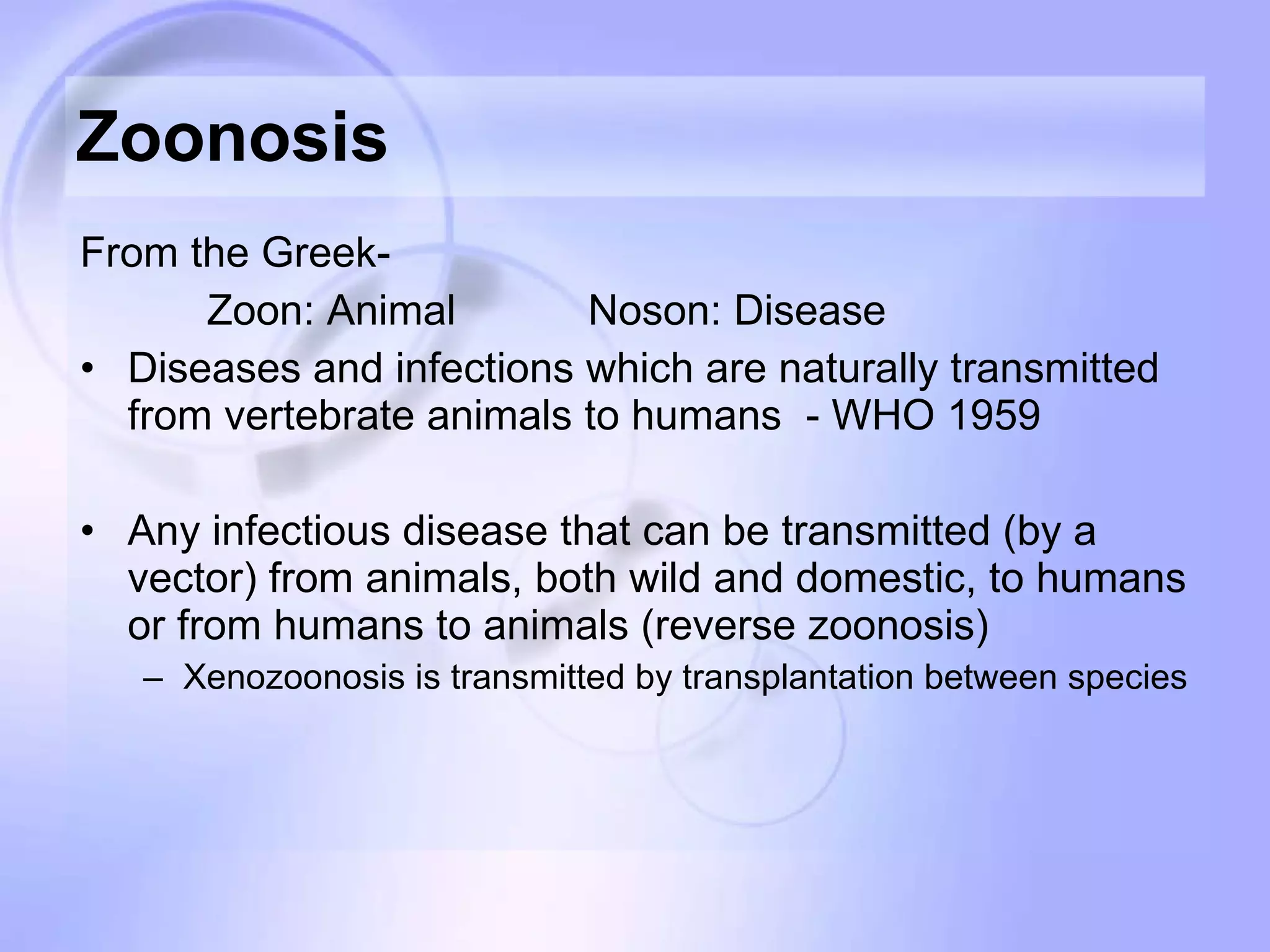 Zoonosis | PPT