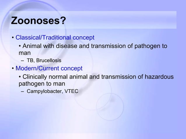 Zoonosis | PPT
