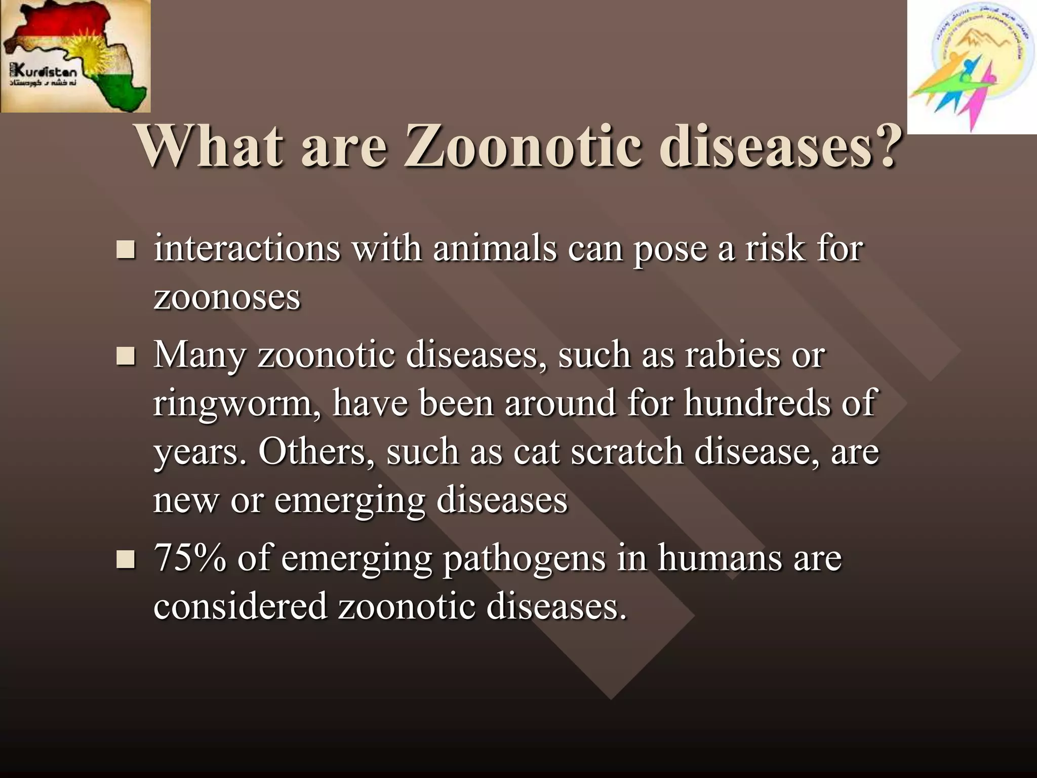 Zoonoses (zoonotic diseases) | PPTX