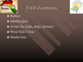 Zoonoses (zoonotic diseases) | PPTX