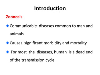 Zoonosis | PPTX