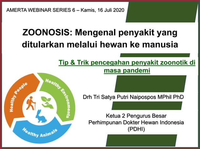 Zoonosis: Tip & Trik Pencegahan Penyakit Zoonotik di Masa Pandemi ...