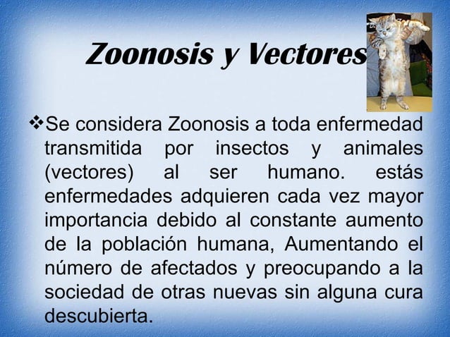 Zoonosis Y Vectores | PPT