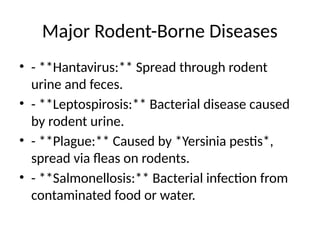 Zoonosis and Rodent-Borne Diseases Rodent-Borne Diseases: A Zoonotic Perspective Understanding ...