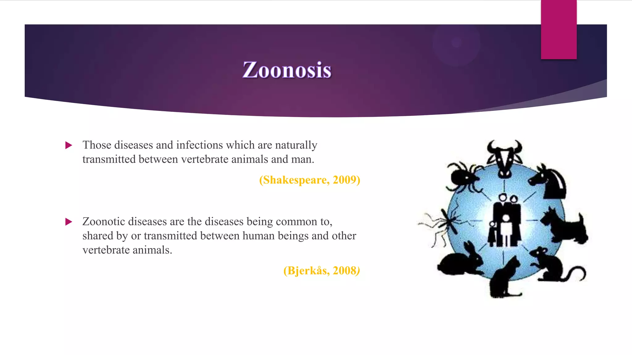 Bacterial Zoonotic diseases of pets | PPSX
