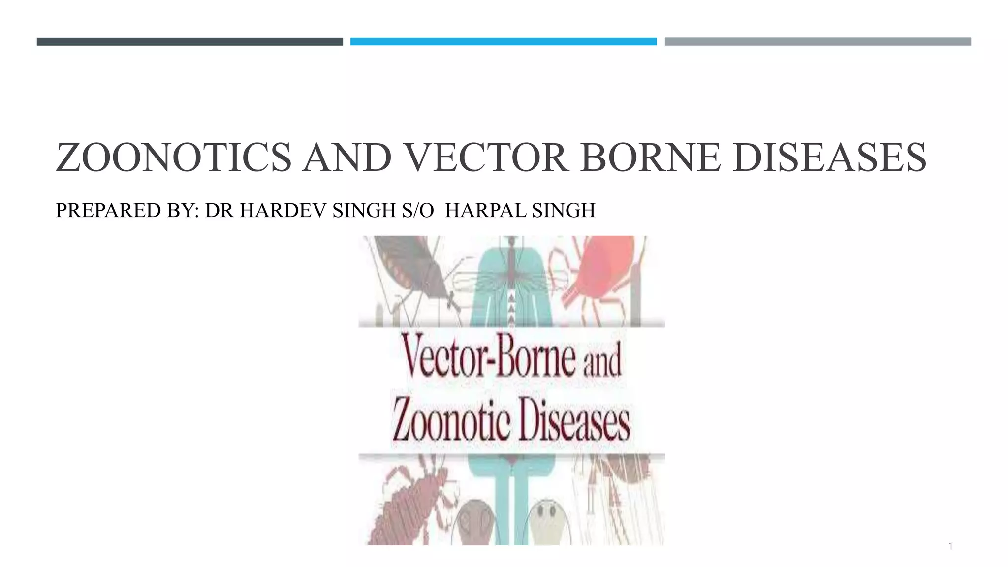 Zoonotics and vector borne diseases | PPTX