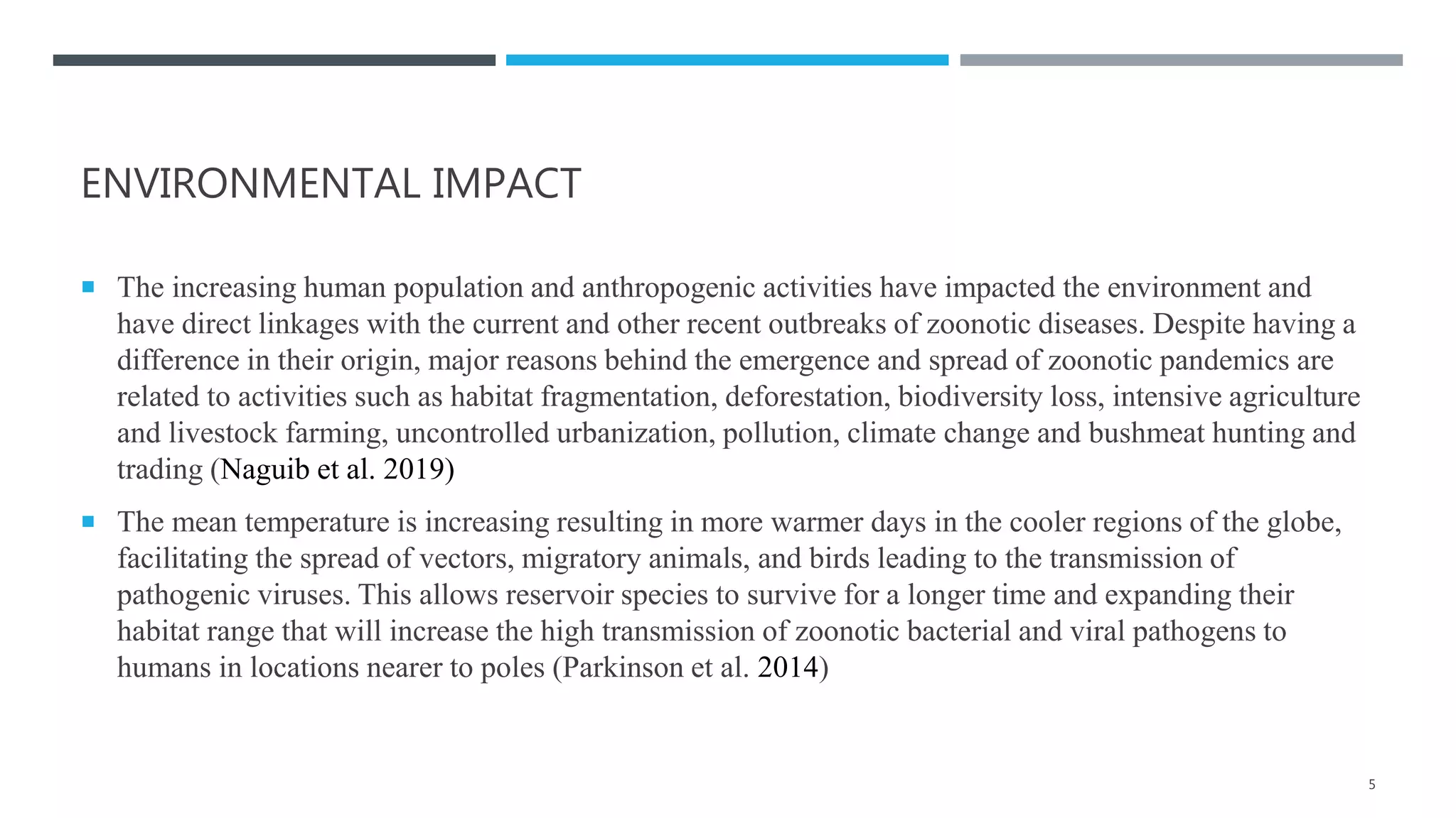 Zoonotics and vector borne diseases | PPTX