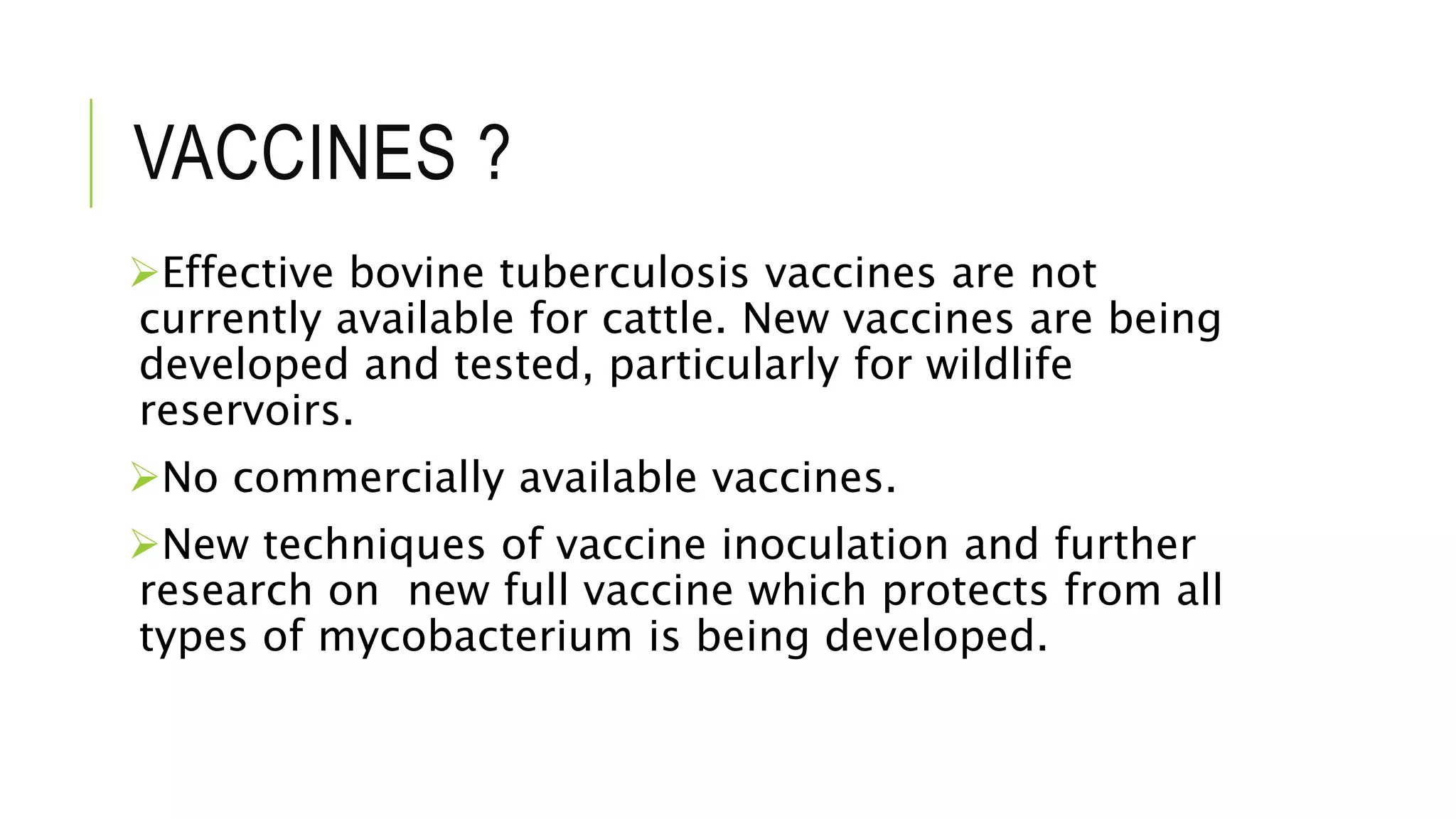 Zoonotic tuberculosis | PPTX