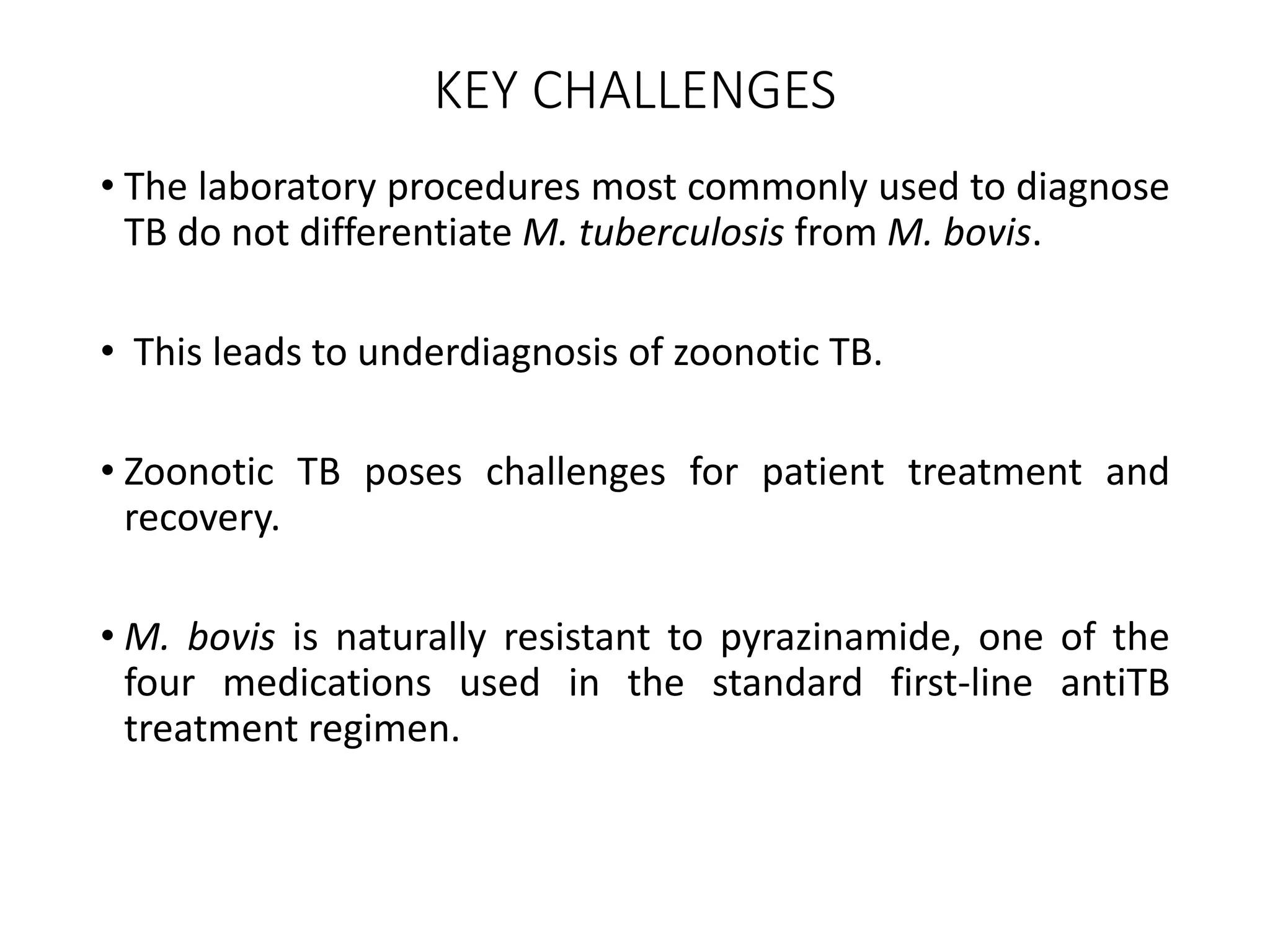 Tuberculosis : Zoonotic Perspectives | PPTX