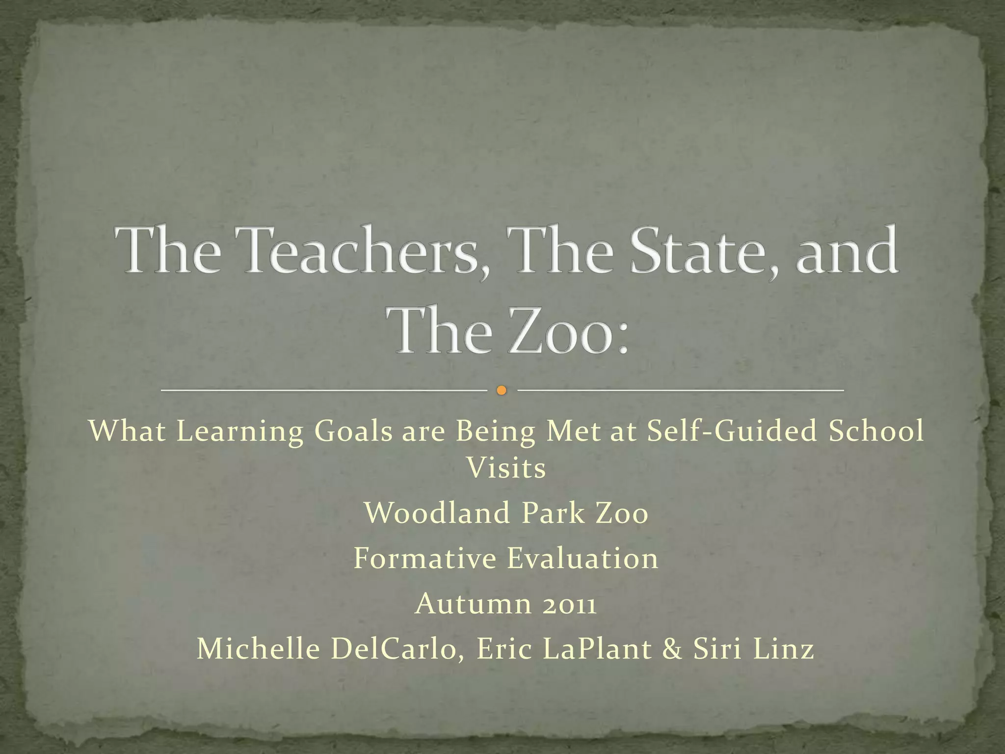 Zoo ppt (1) | PPT