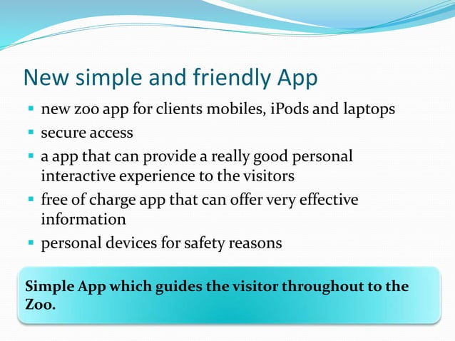 Zoo problem domain investigation | PPTX