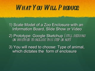 Zoo project slide show | PPT
