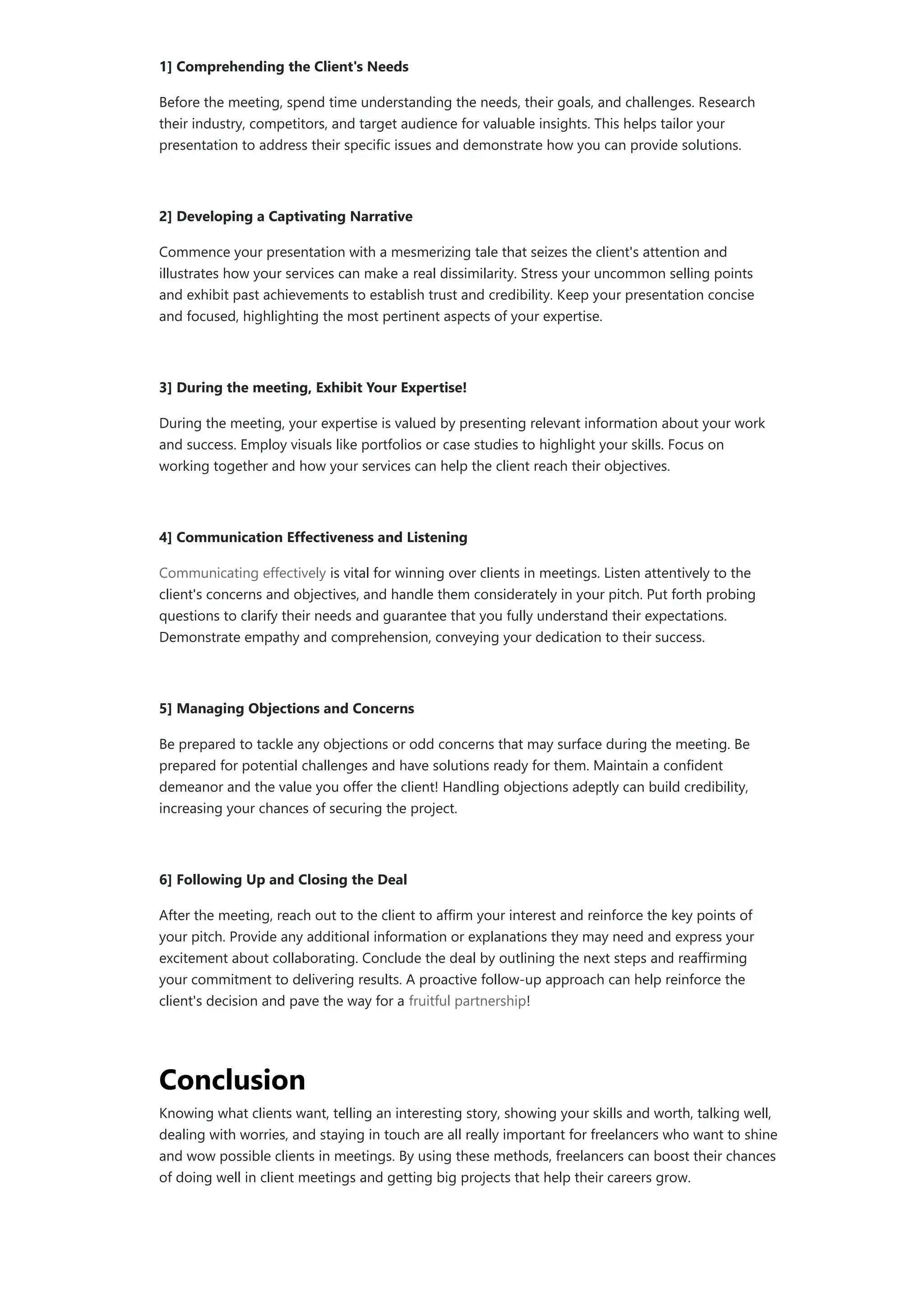 How to Win Over Clients: Freelancers' Guide to Successful Pitch ...