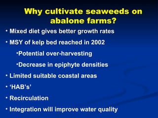 Cultivation of Ulva in aquaculture effluent | PPT | Agriculture ...