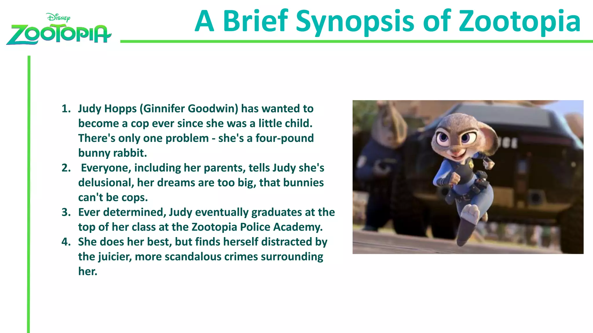 Lesson Learned From Zootopia Movie | PPTX