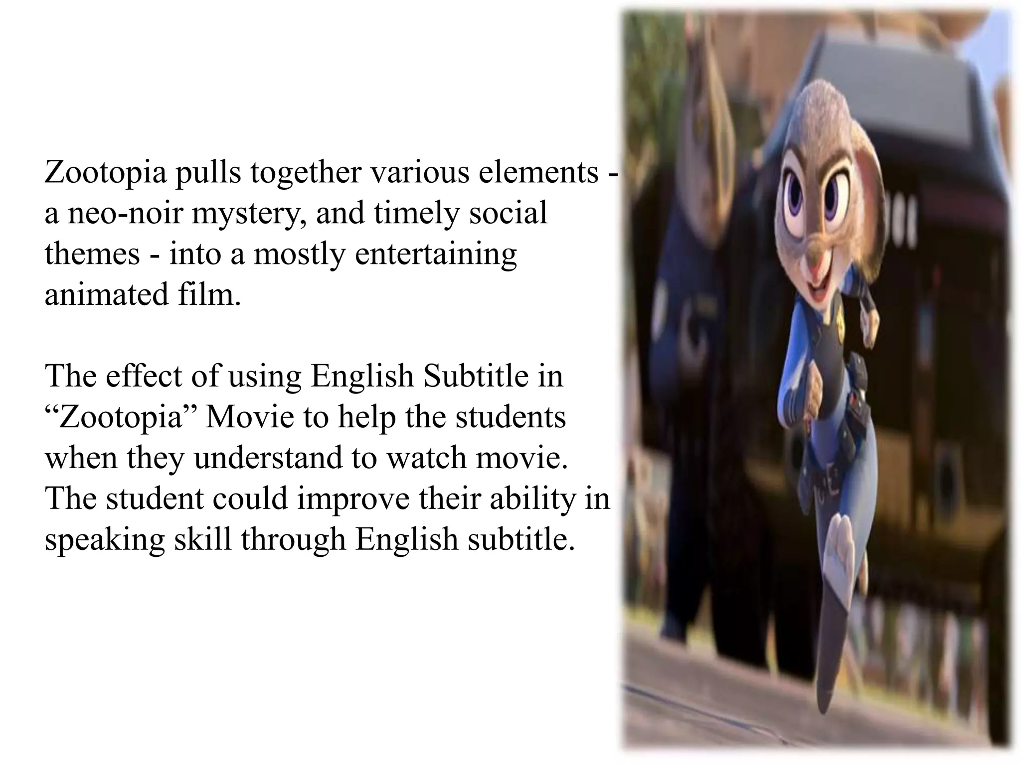 Zootopia Movie Analysis.pptx