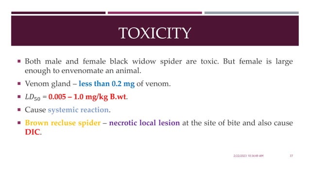 Zootoxins - Scorpion, Spider, Toads and Fish Toxins by Dr. Mohan B R ...