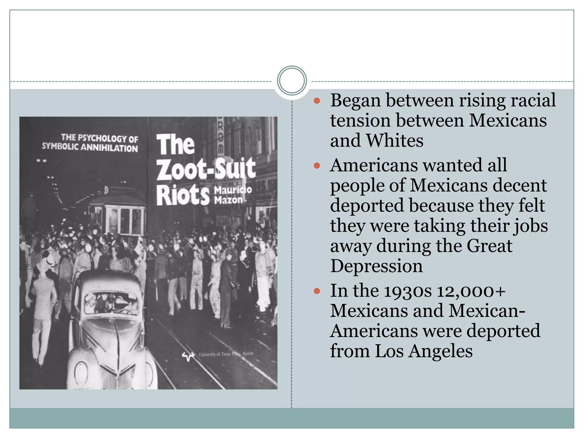 Zoot suit riots | PPTX