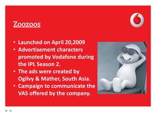Zoozoo As A Brand Ambassador of Vodafone | PPT