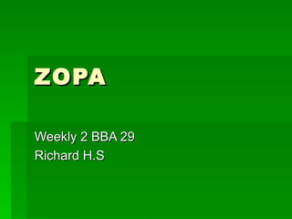 Zopa BBA 29 | PPT