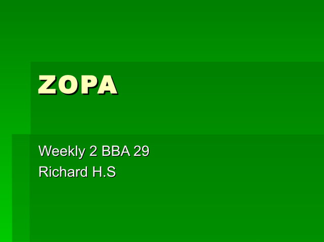 Zopa BBA 29 | PPT