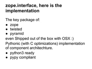 Zope component architechture | PDF