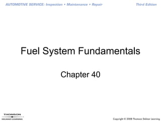 Fuel system fundamentals | PDF