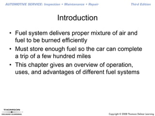 Fuel system fundamentals | PDF