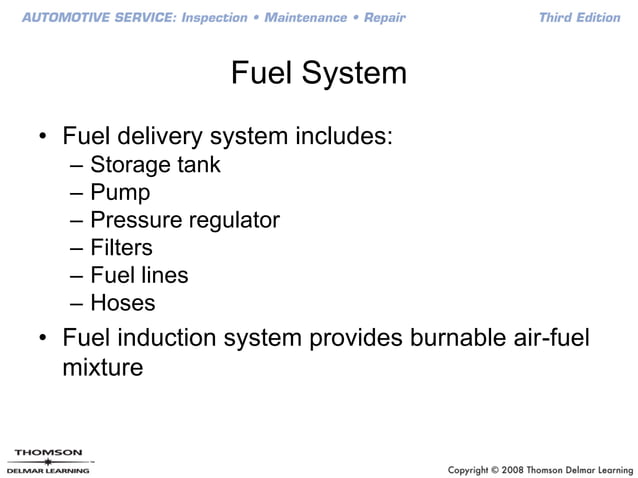 Fuel system fundamentals | PDF