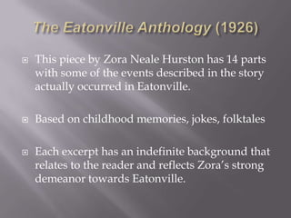Zora Neale Hurston | PPTX