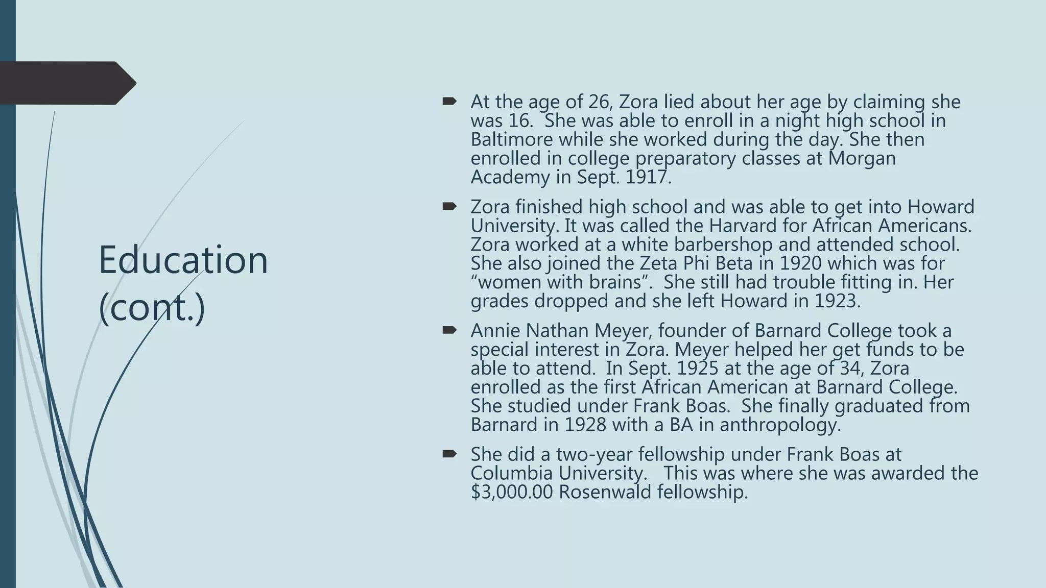 Zora Neale Hurston | PPTX