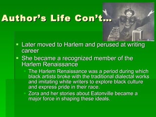 Zora Neale Hurston Ppt | PPT
