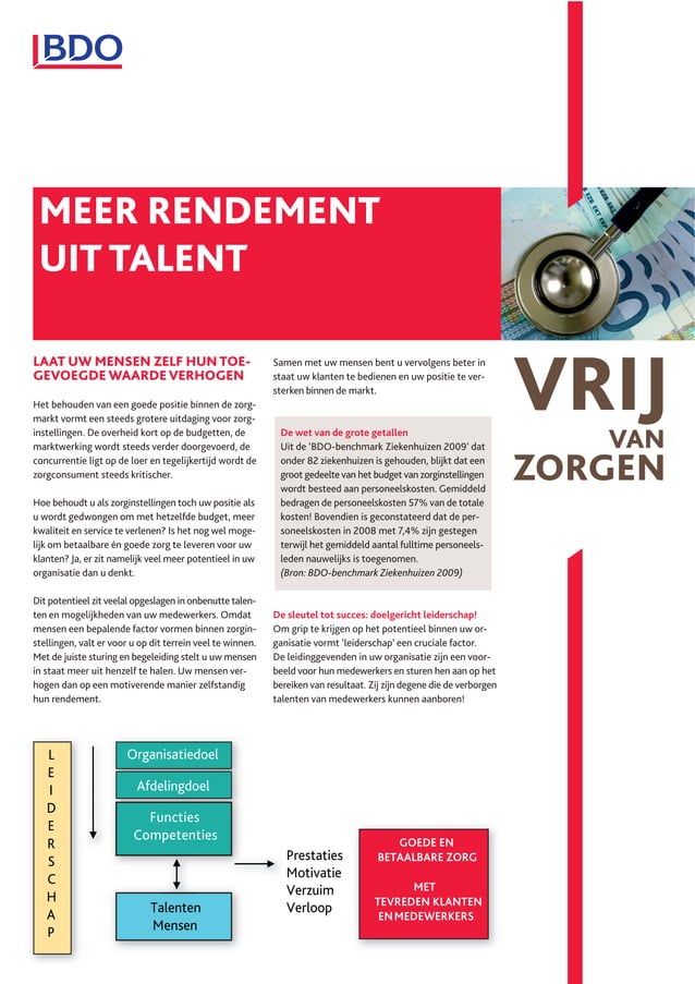 Meer rendement uit talent in de zorg | PDF
