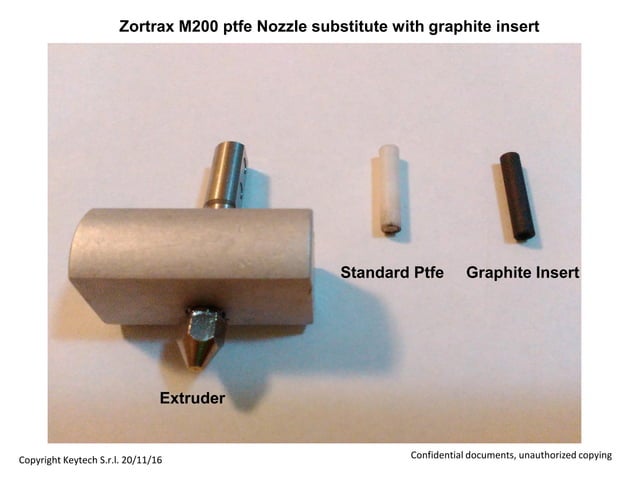 Zortrax M200 Extruder with graphite insert | PPT