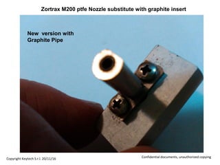 Zortrax M200 Extruder with graphite insert | PPT